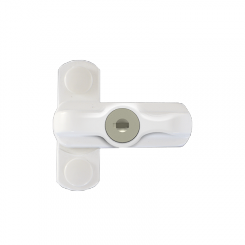 White Lockable Sash Jammer