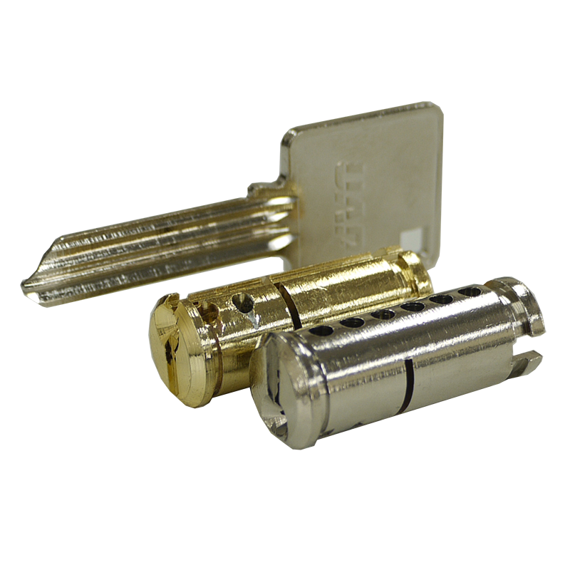 Nickel Finish Restricted Key Blank