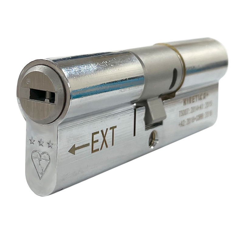 UAP Kinetica 3* Kitemarked K4 Euro Cylinder - Horizontal Keyway