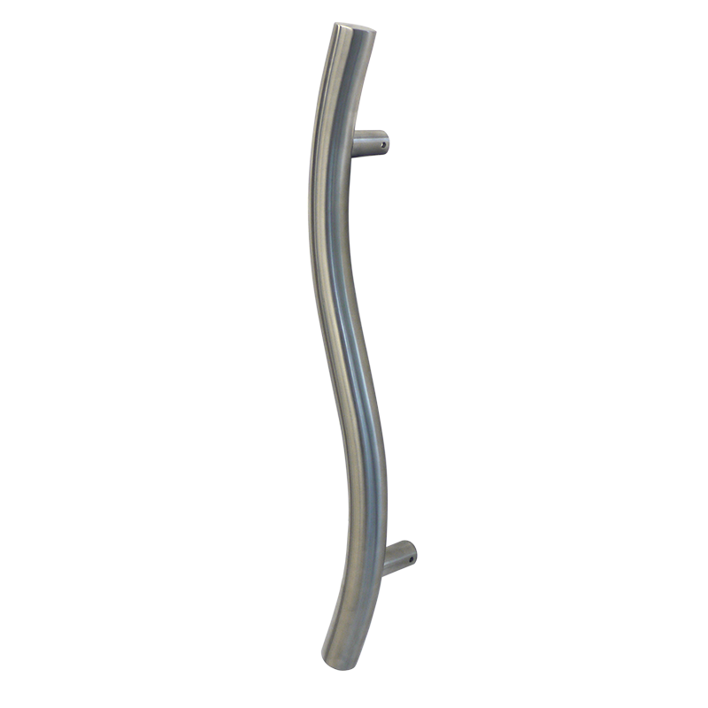 600mm Straight Wave Design Satin Stainless Pull Handle