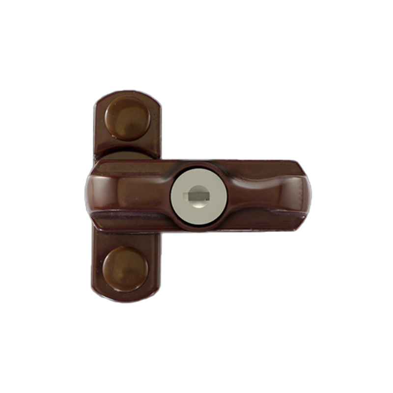 Brown Lockable Sash Jammer